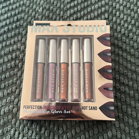 Max Studio | Makeup | Max Studio Metallic Lip Glass Set Perfection ...